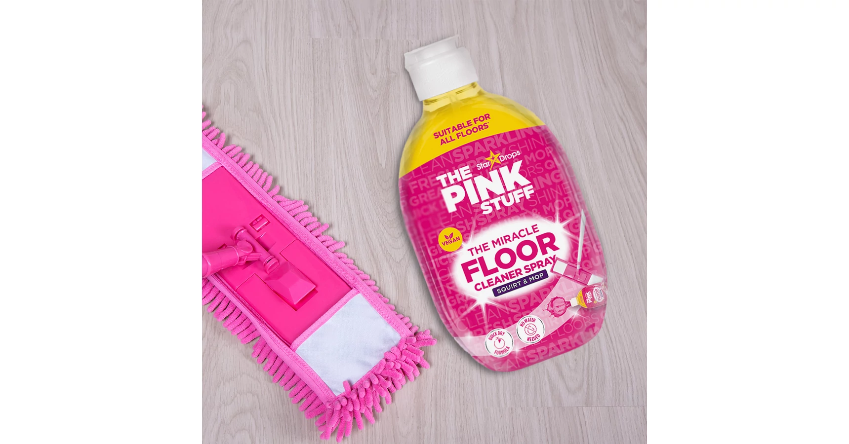 The Pink Stuff Csoda Padlótisztító Folyadék (750ml) - Pink Clean ...