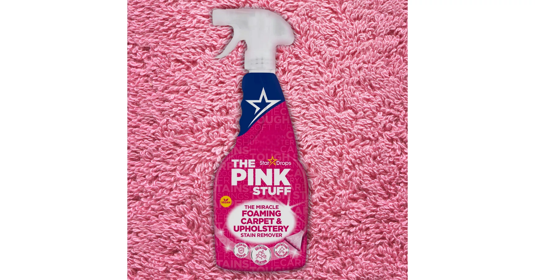 The Pink Stuff Szőnyeg- és kárpittisztító spray (500ml) - Pink Clean ...
